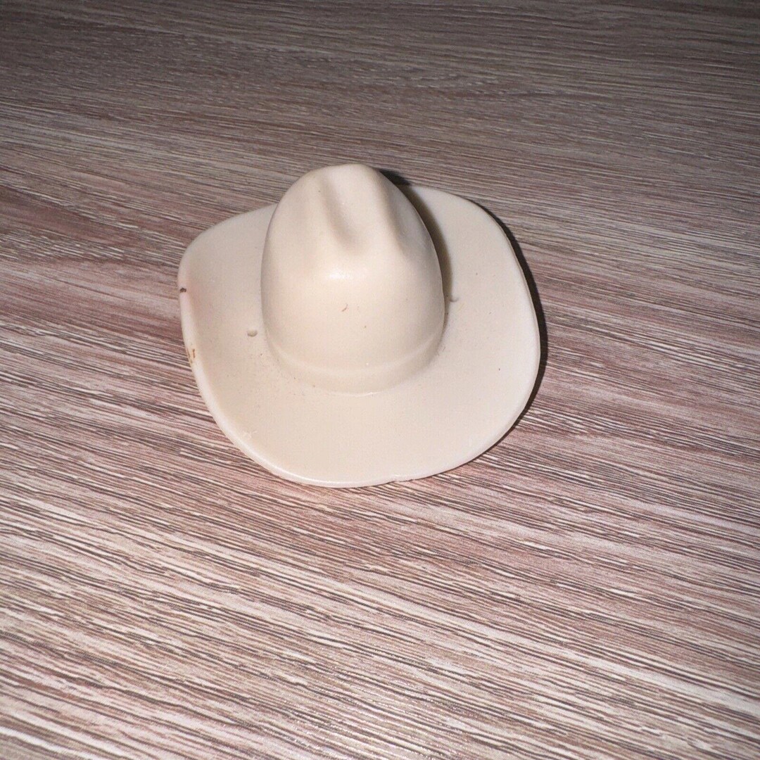 Vintage 1980 Western Barbie Ken off White Beige Cowboy Hat Original BB1 ...