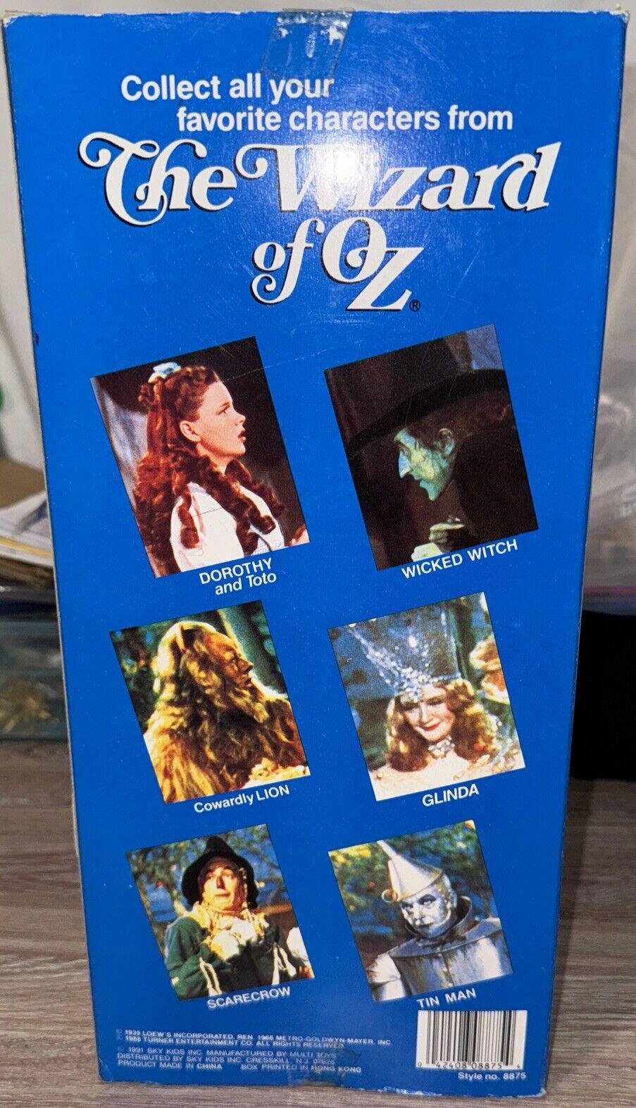 The Wizard of Oz SCARECROW 50th Anniversary 1988 Turner Ent Style 11 ...