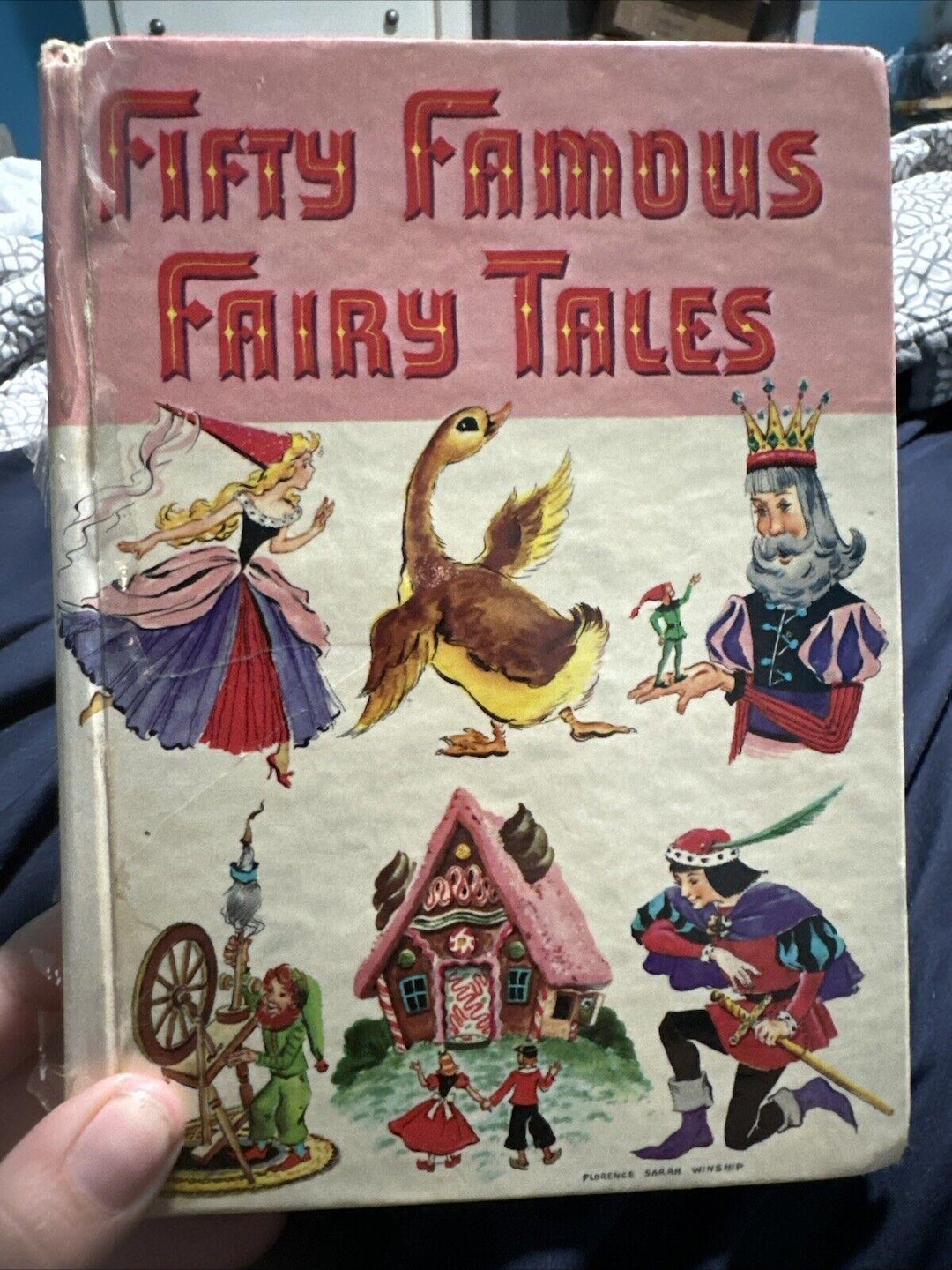 Fifty Famous Fairy Taleswhitman 1954florence Sarah Winship RARE VTG ...