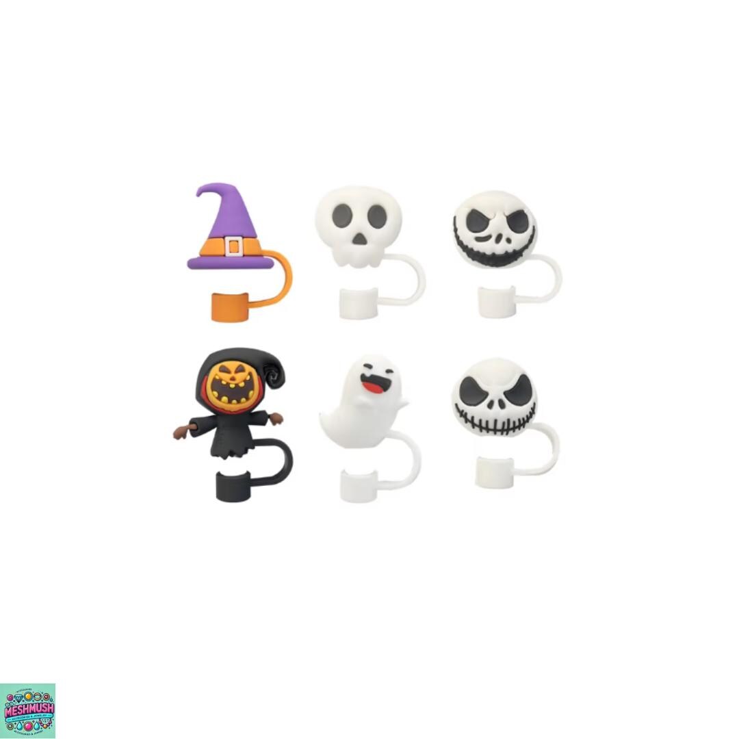 Halloween Straw Topper Cute Ghost, Pumpkin, Witch Drink Accessory - Etsy