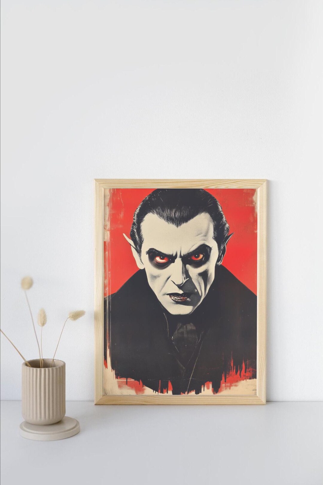 Vintage Dracula Movie Poster – Classic Halloween Wall Decor Art Print ...