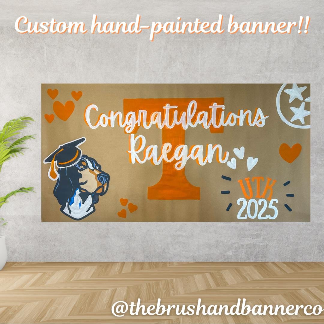 UTK Grad Party Banner - Etsy