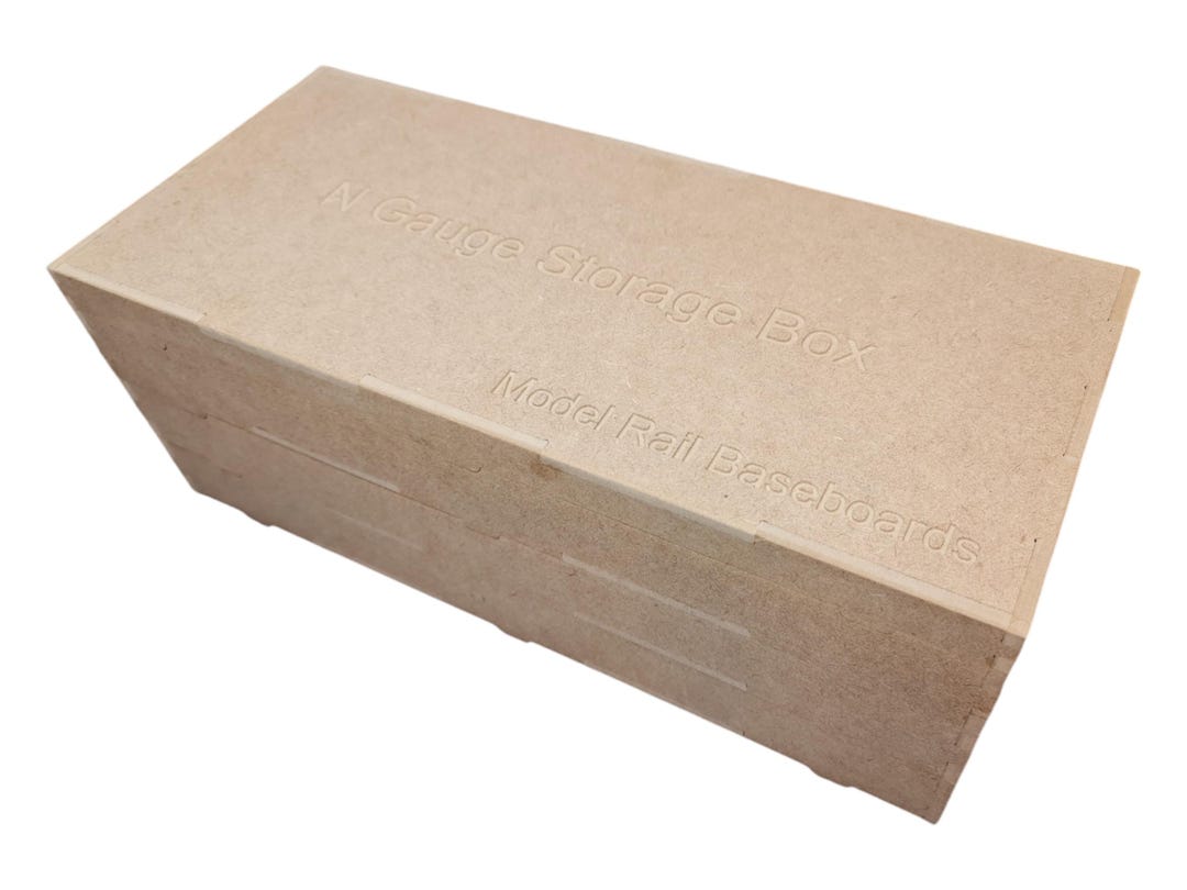 Model Train Storage Box Lid Secure Fit for N Scale Scale Stackable ...