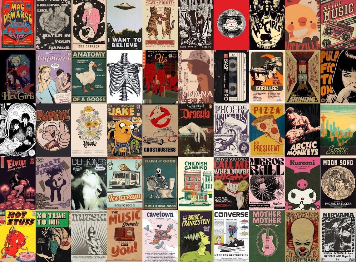 30 Mini Poster Prints - Etsy