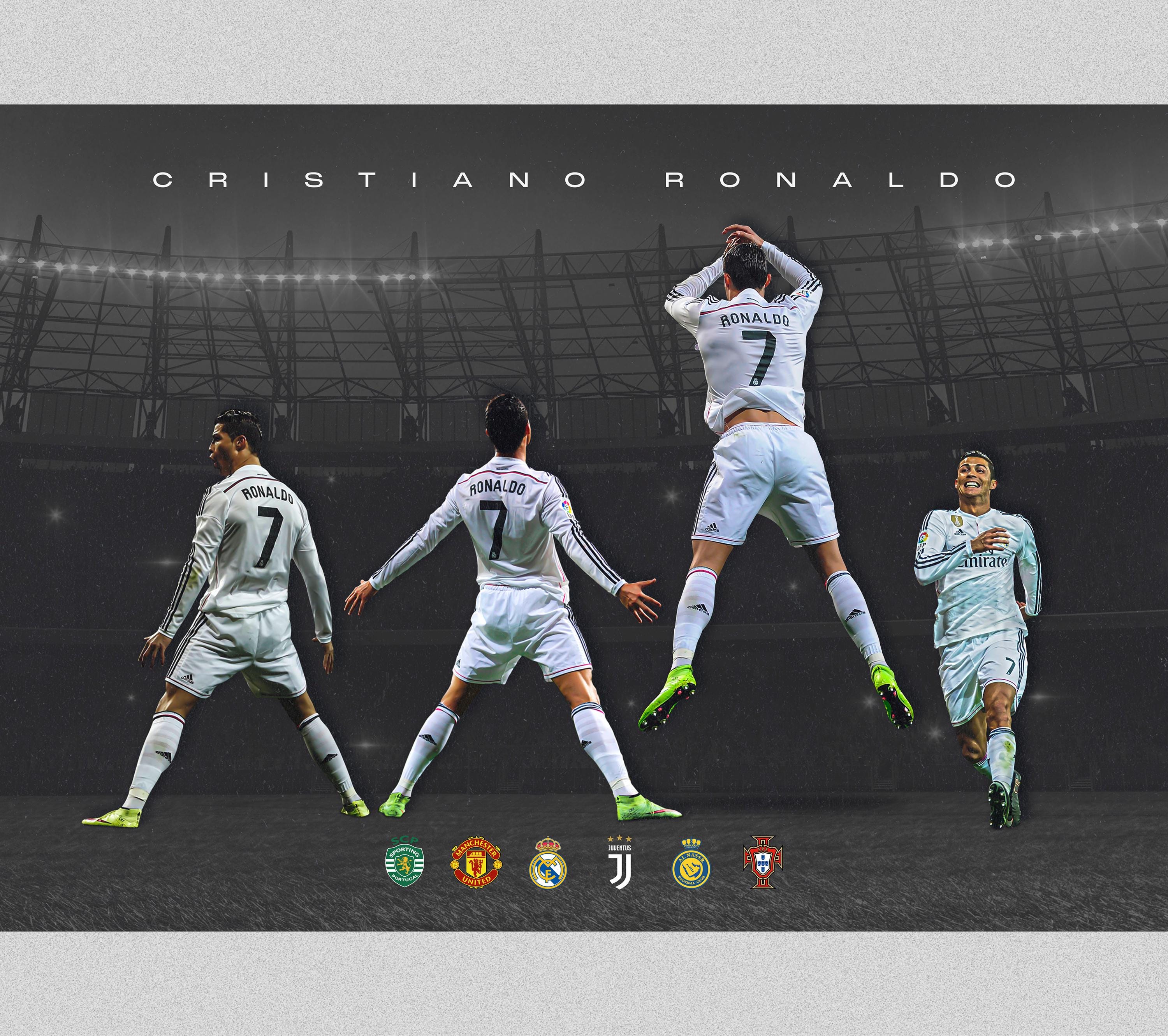 Cristiano Ronaldo Poster – Real Madrid Football Art Print, CR7 Wall ...