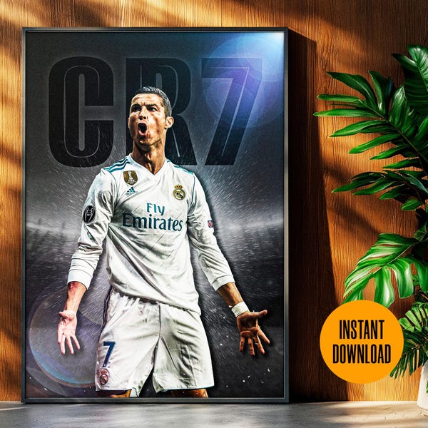 Ronaldo Poster - Etsy