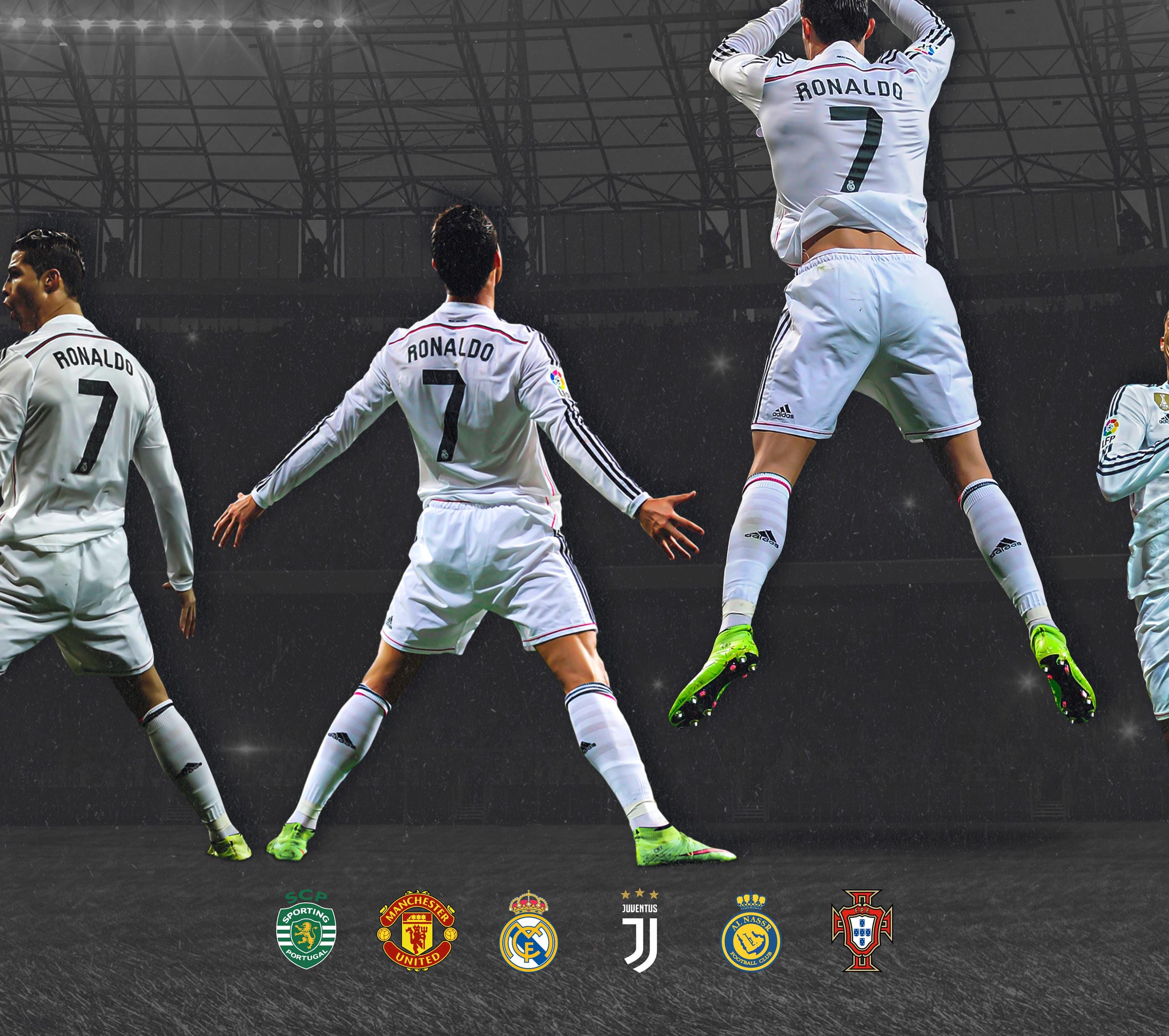 Cristiano Ronaldo Poster – Real Madrid Football Art Print, CR7 Wall ...