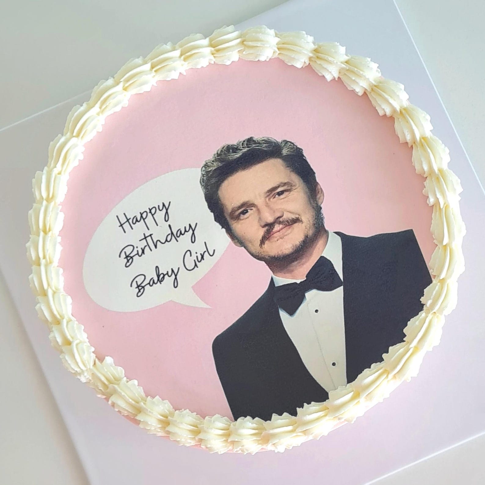Pedro Pascal Cake QUALITY DIGITAL PRINT (with/without Hearts) - Etsy