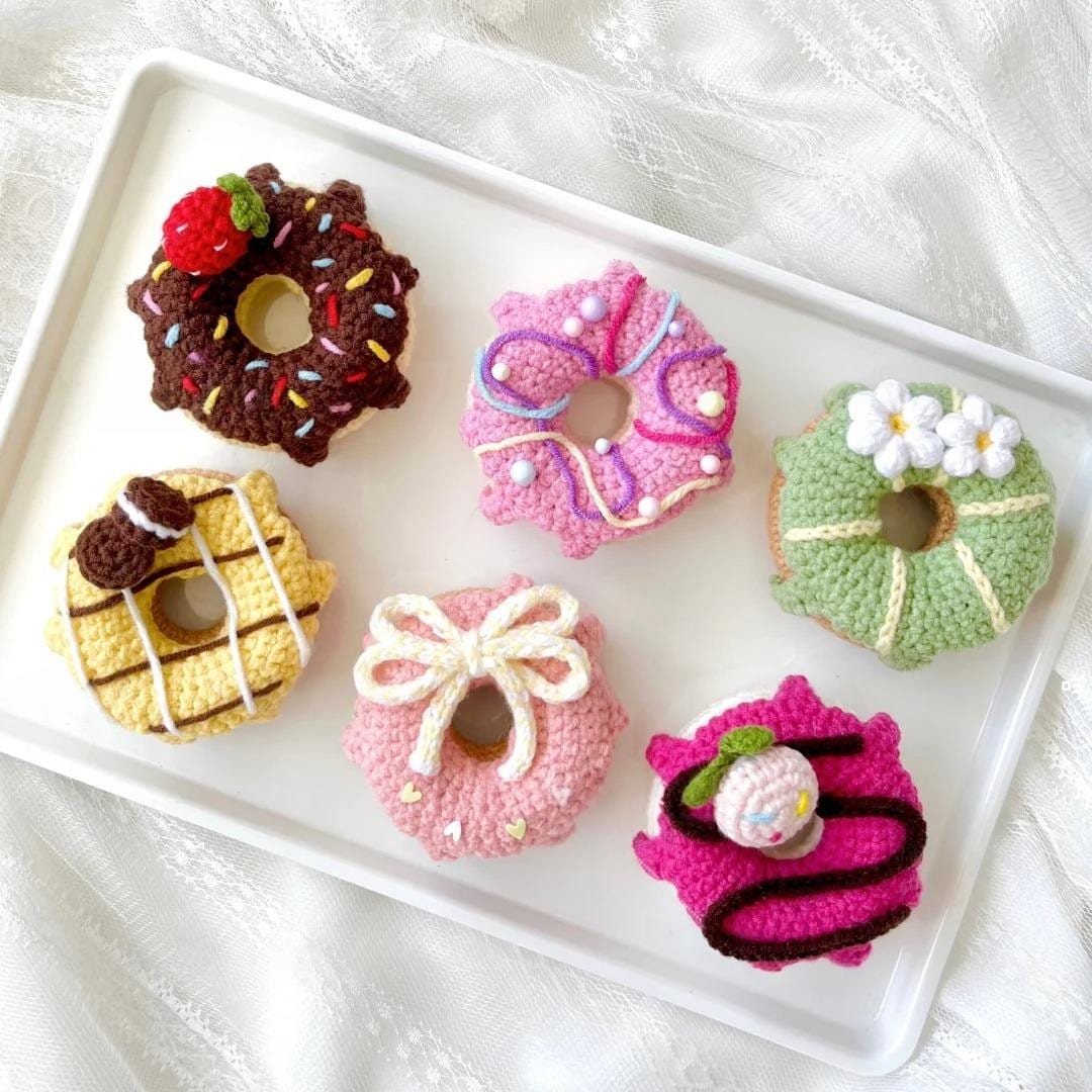 Crochet Pattern 6 in 1: Donuts Amigurumi - Etsy