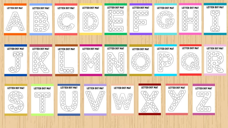 Preschool Alphabet Play Dough Mats- Letters Play Dough- Preschool, Pre ...