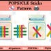 Popsicle Sticks Activity Pattern,popsicle Sticks Preschool,montessori ...