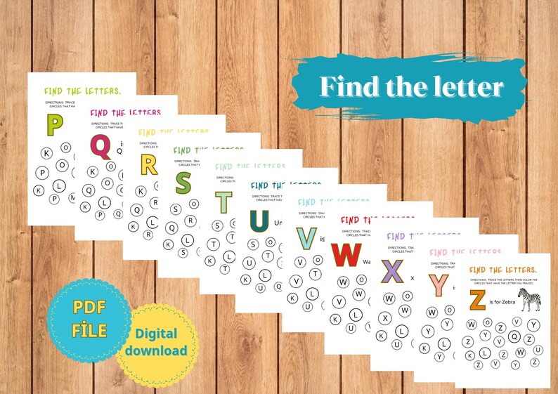 Alphabet Busy Book - Educational ABC Busy Book for Toddler - Letter ...