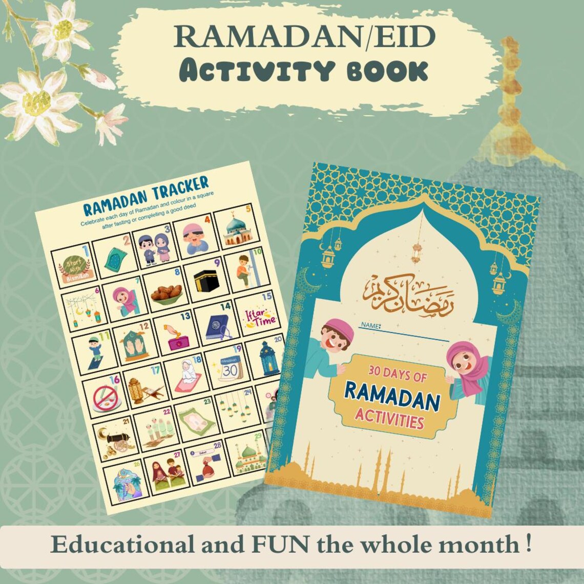 2025 Ramadan Activity Book Printable, Eid Activities, Teaching Kids ...