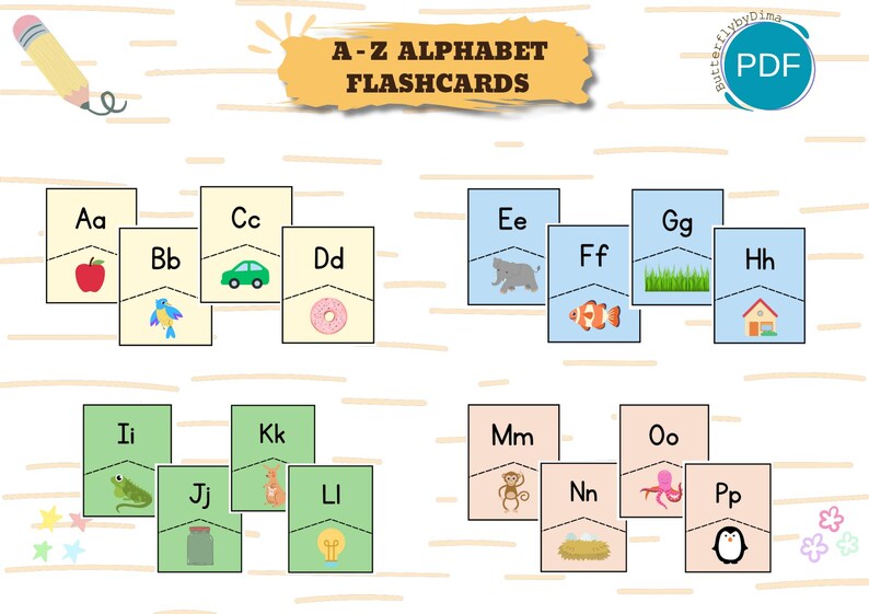 Alphabet Flash Cards,homeschool Printables Morning Basket,flashcards ...