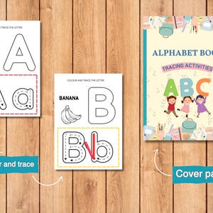 Alphabet Busy Book - Educational ABC Busy Book for Toddler - Letter ...