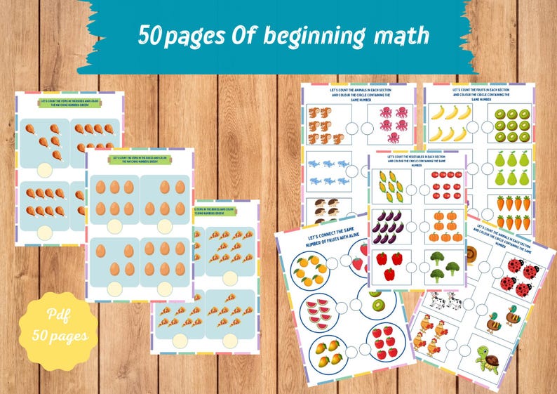 Preschool Math,fun Math,preschool Math Worksheets,numbers Counting ...