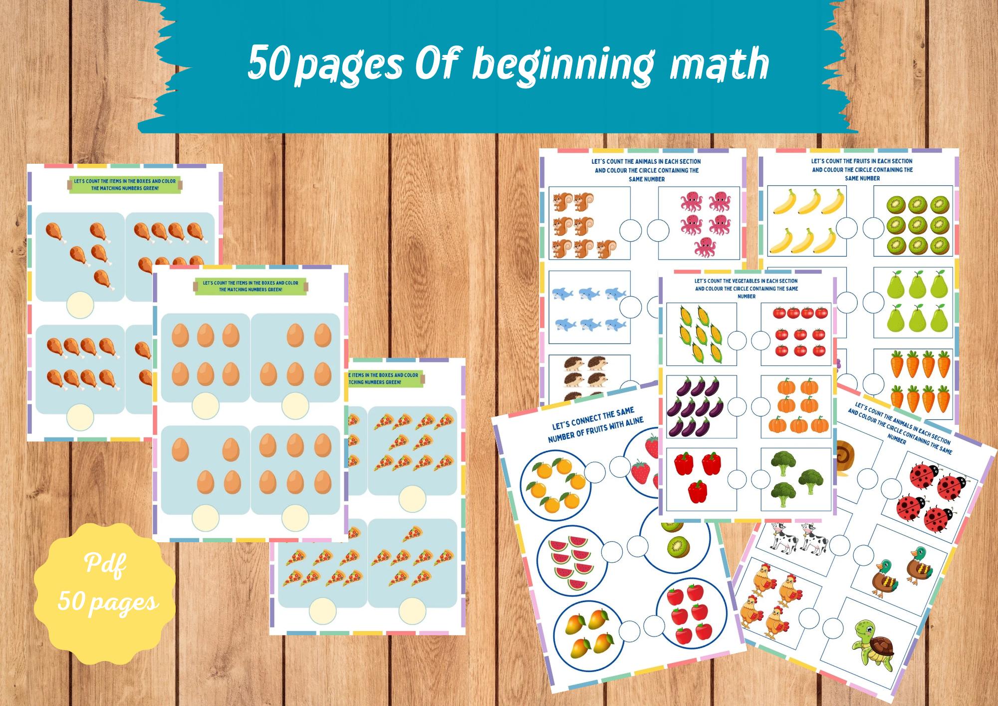 Preschool Math,fun Math,preschool Math Worksheets,numbers Counting ...