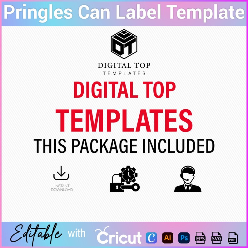 1.3 Oz Pringles Template, Pringles Label, Chip Can Label Template ...