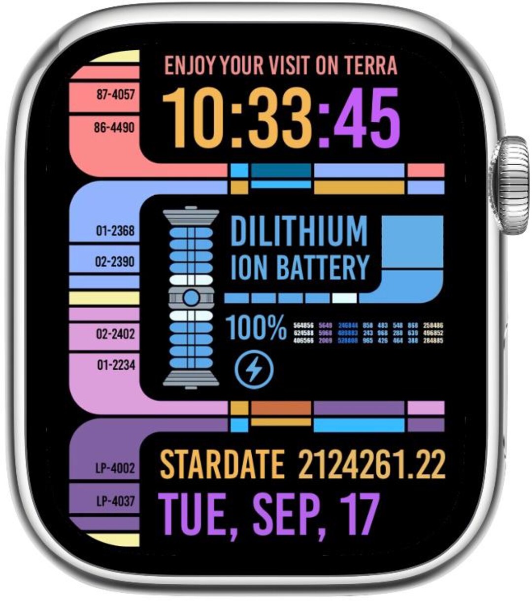 Star Trek, Warp Core, LCARS, Apple Watch, Watch Face, Animation ...