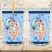 Editable Bluey Capri Sun Label, Bluey and Bingo Party Favors Blue Dog ...