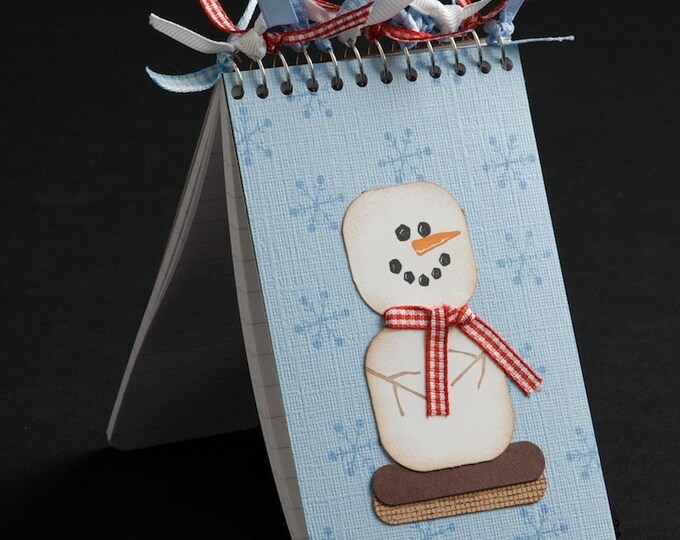 S'more Snowman Spiral Notepad - Etsy