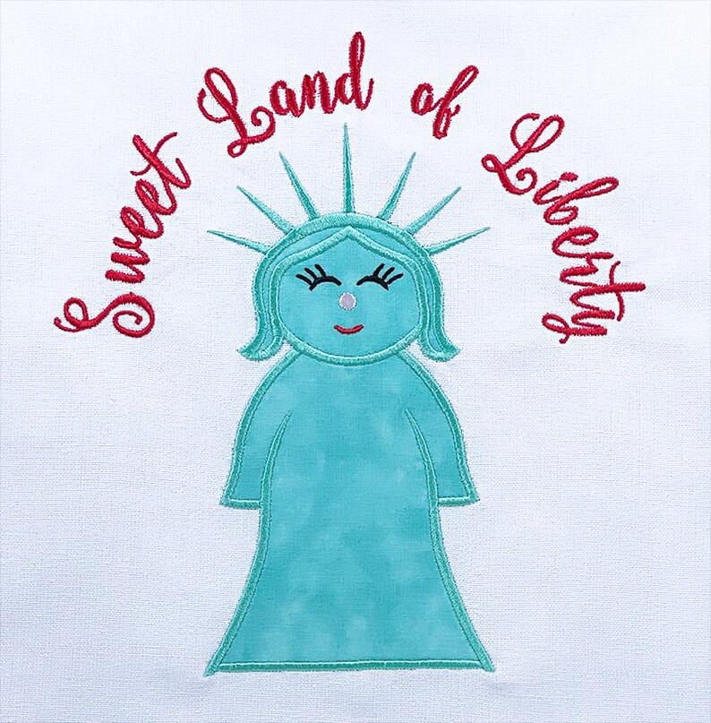 Sweet Land of Liberty Applique Set - Etsy