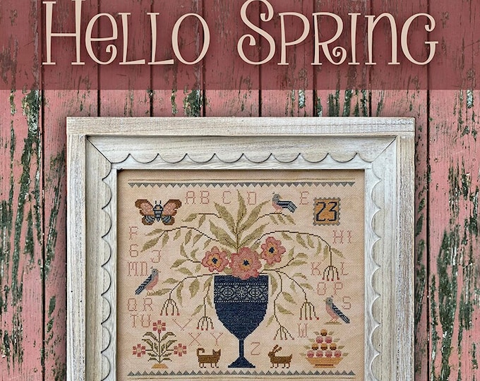 Cross Stitch | Needlework | Hello Spring Book - Etsy
