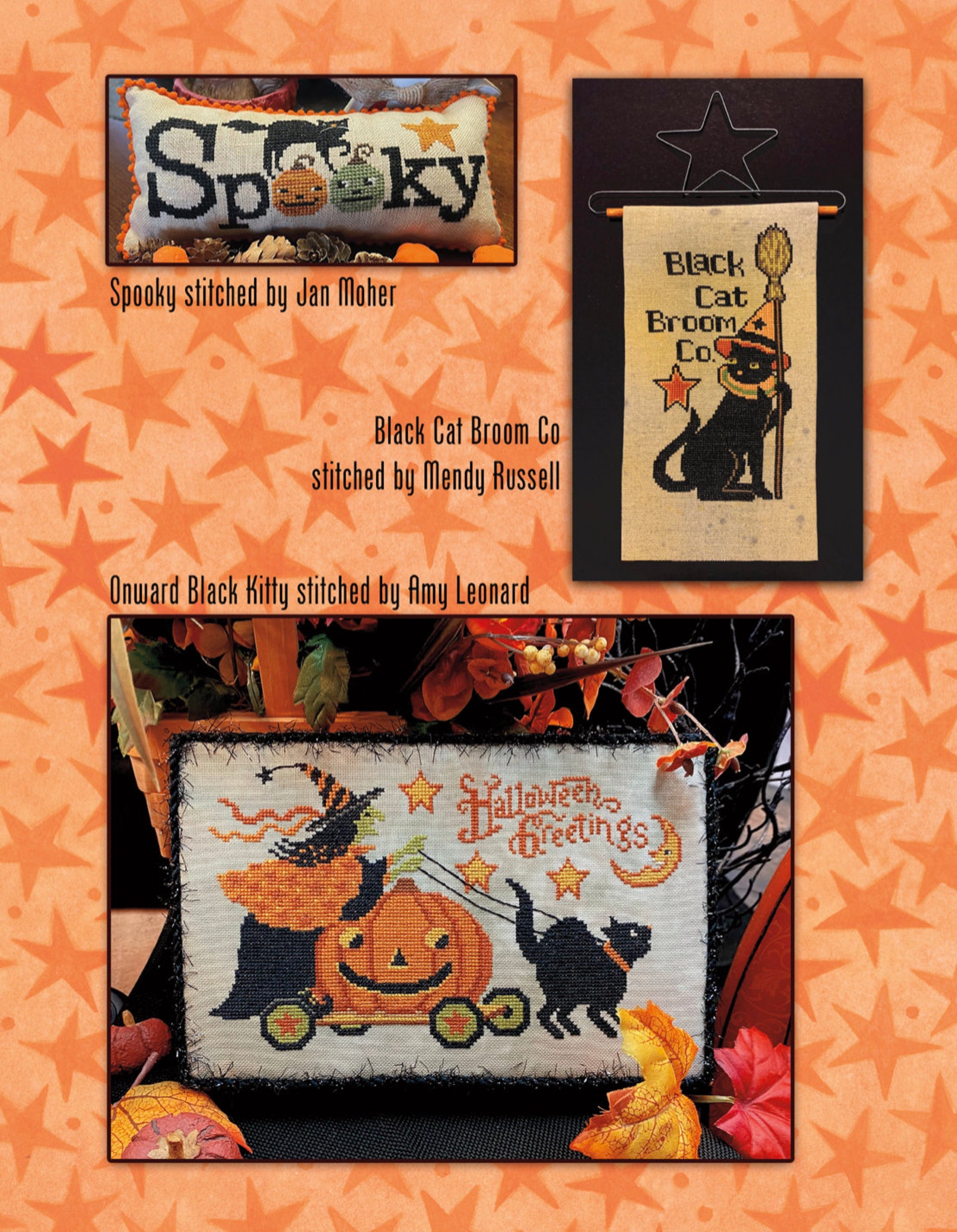 Cross Stitch | Needlework | Hello Halloween Cross Stitch Book - Etsy