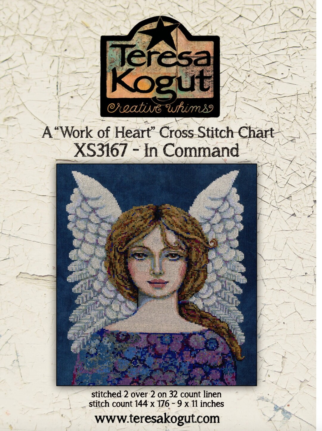 PDF | Angel | Cross Stitch Chart | Downloadable | Epattern | Needlework ...