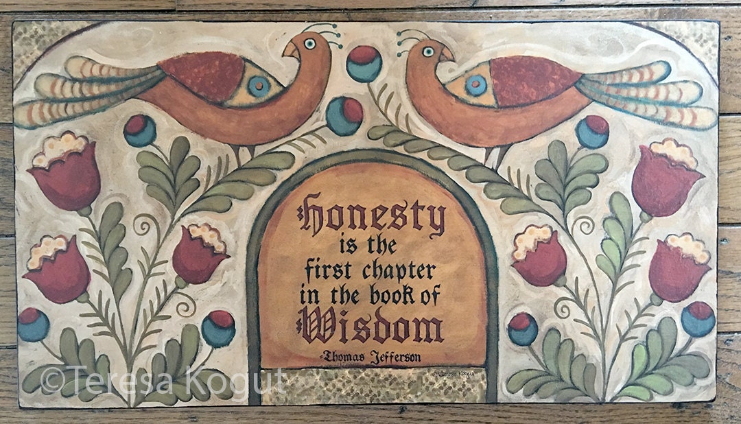 Home Decor Wall Art 11x20 Wisdom print on wood | Etsy