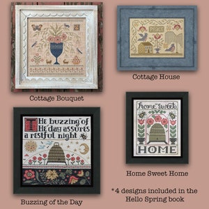 Cross Stitch | Needlework | Hello Spring Book - Etsy