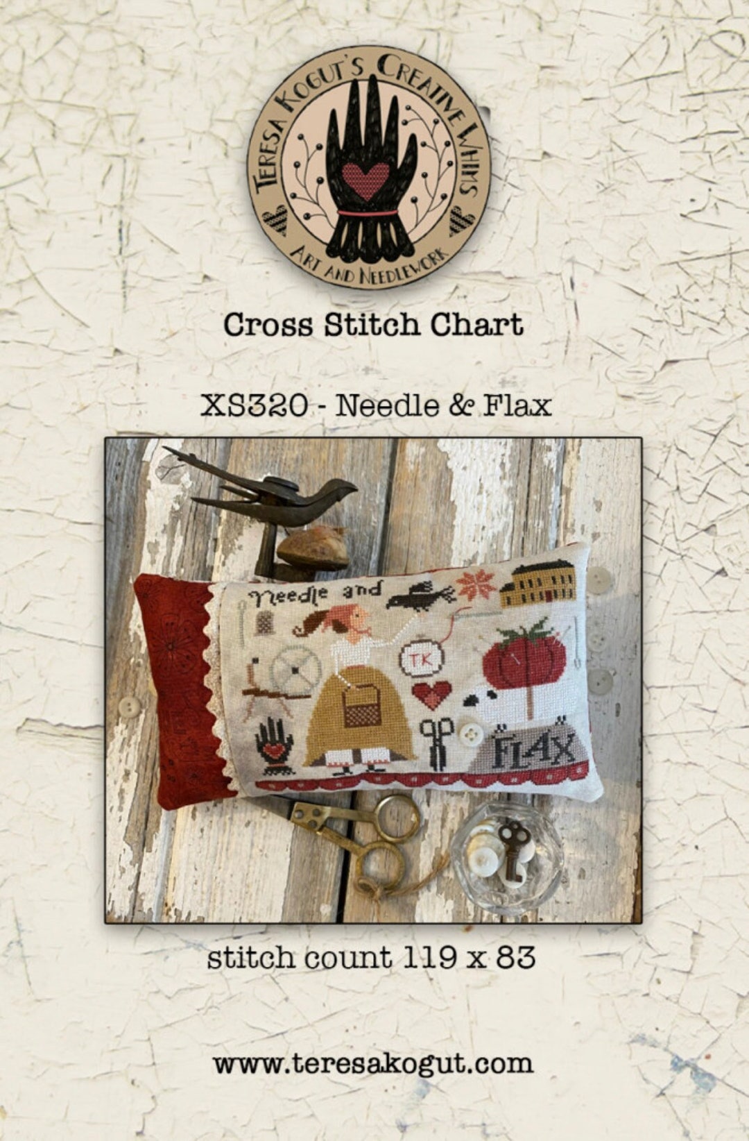 Primitive | Cross Stitch Chart | Needlework | DIY | Crafts | Needle ...