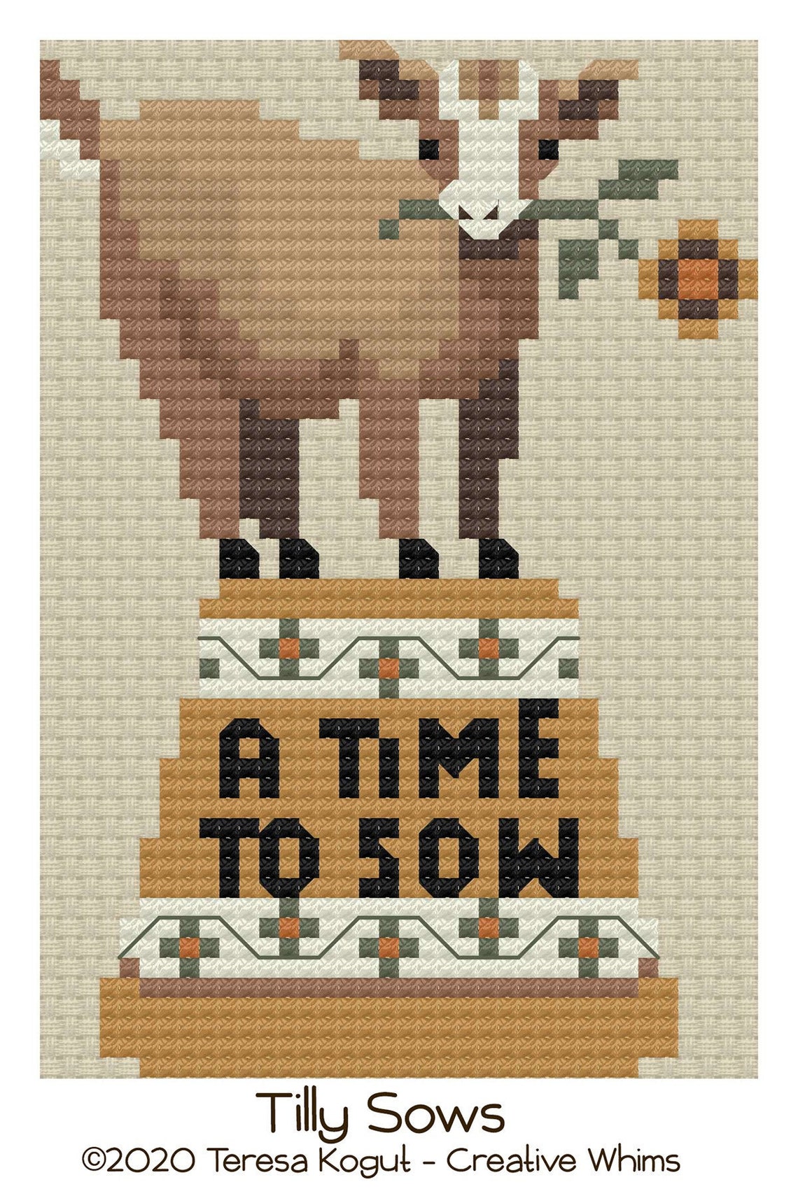 Cross Stitch Chart Downloadable PDF Epattern Needlework - Etsy