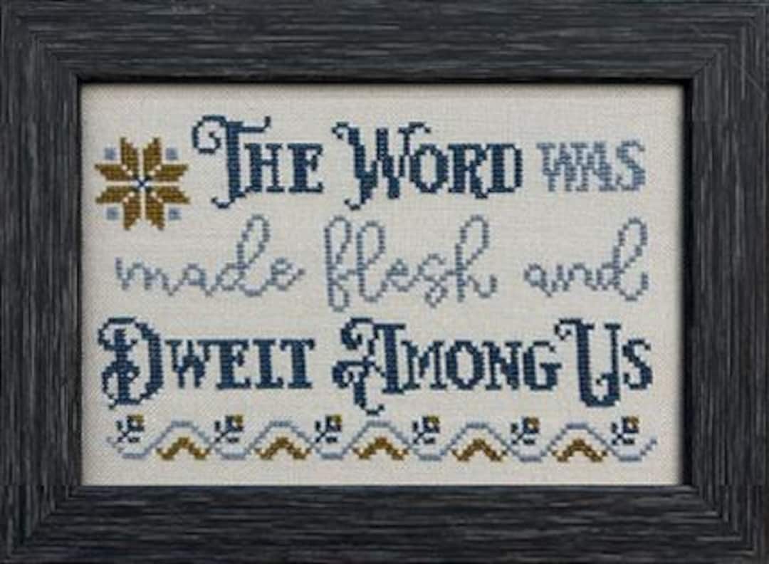 Dwelt Among Us | Cross Stitch Chart | PDF | Needlework | DIY | Faith in ...