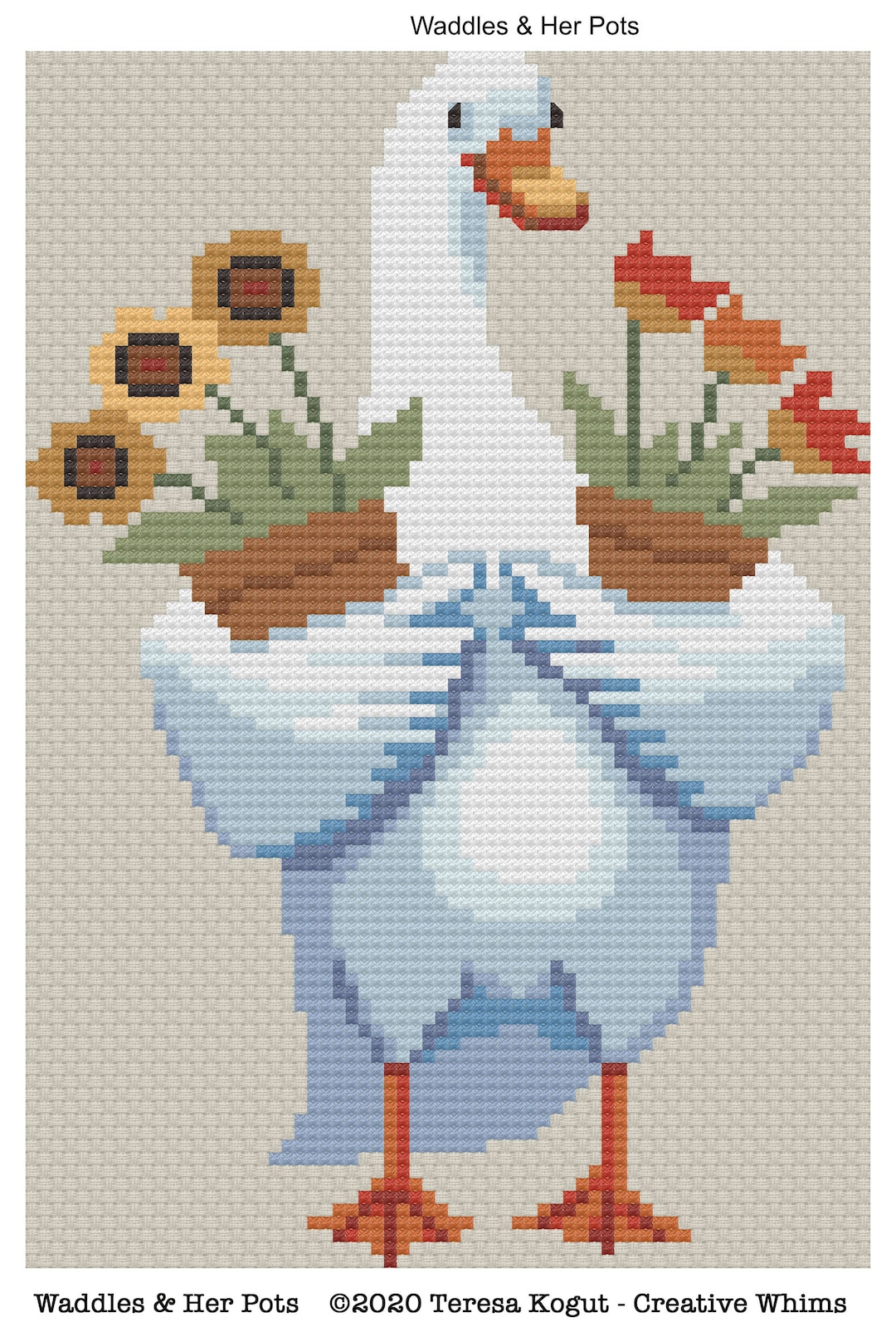 Cross Stitch Chart | Downloadable PDF | Epattern | Needlework | DIY ...
