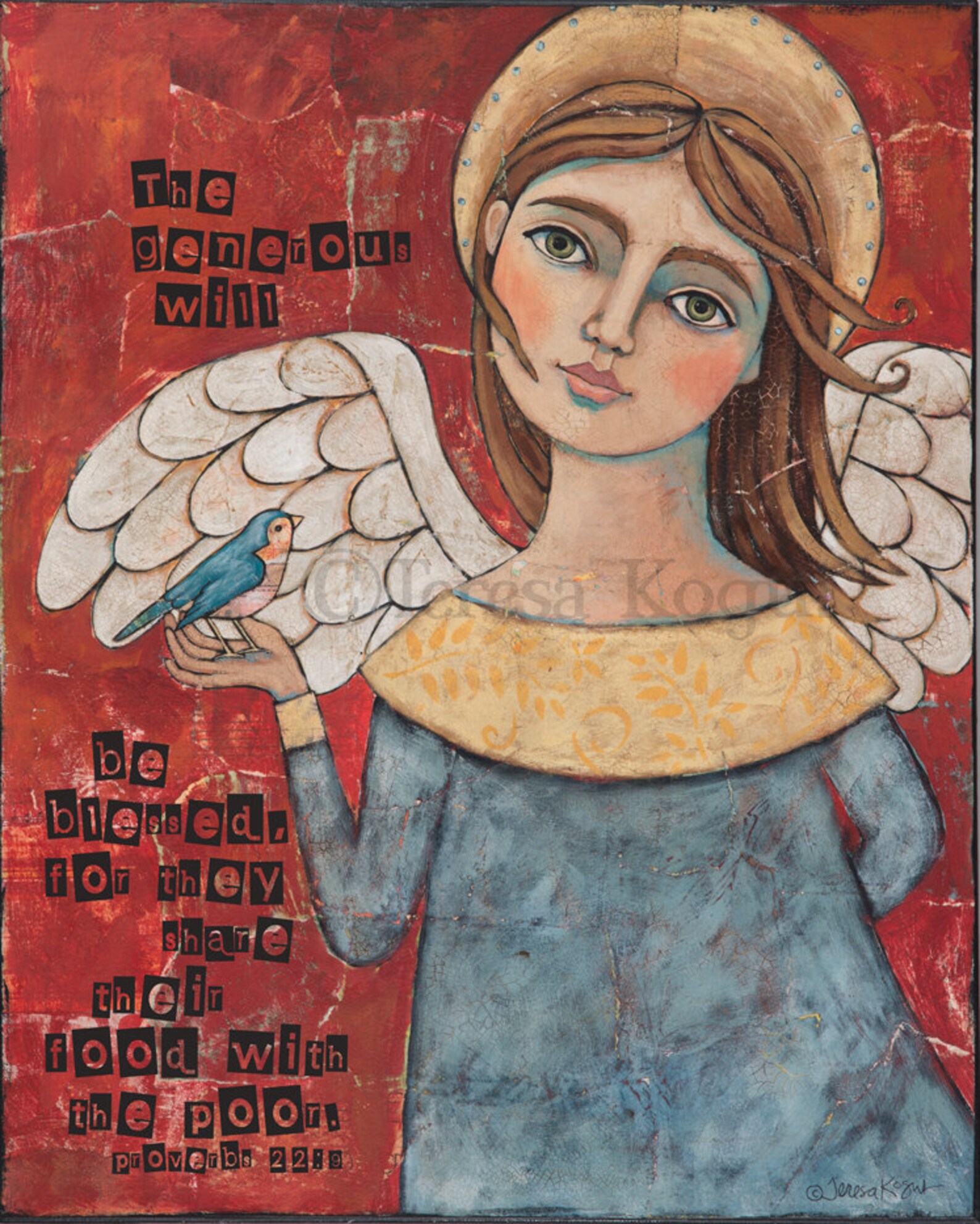 Home Decor Wall Decor Angel Generosity 8x10 Print - Etsy