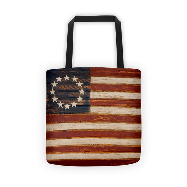 Flag Tote - Etsy