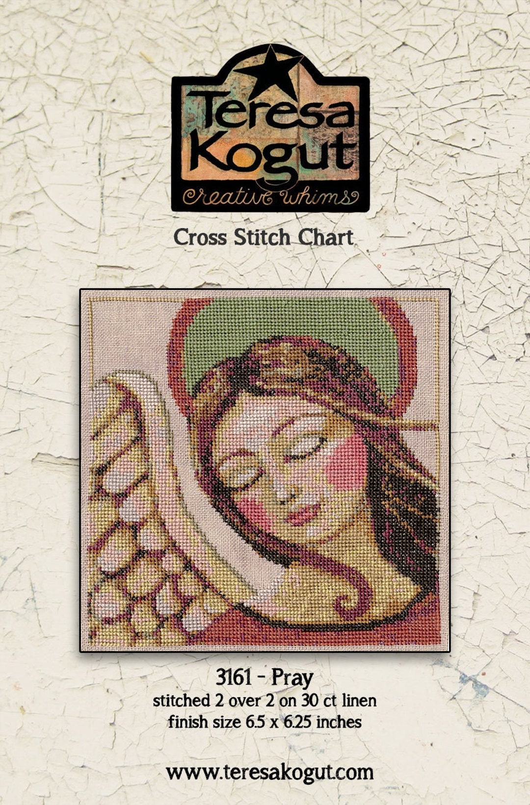 PDF | Angel | Cross Stitch Chart | Downloadable | Epattern | Needlework ...