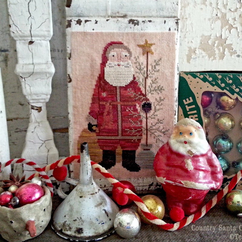 Primitive Santa Pattern - Etsy