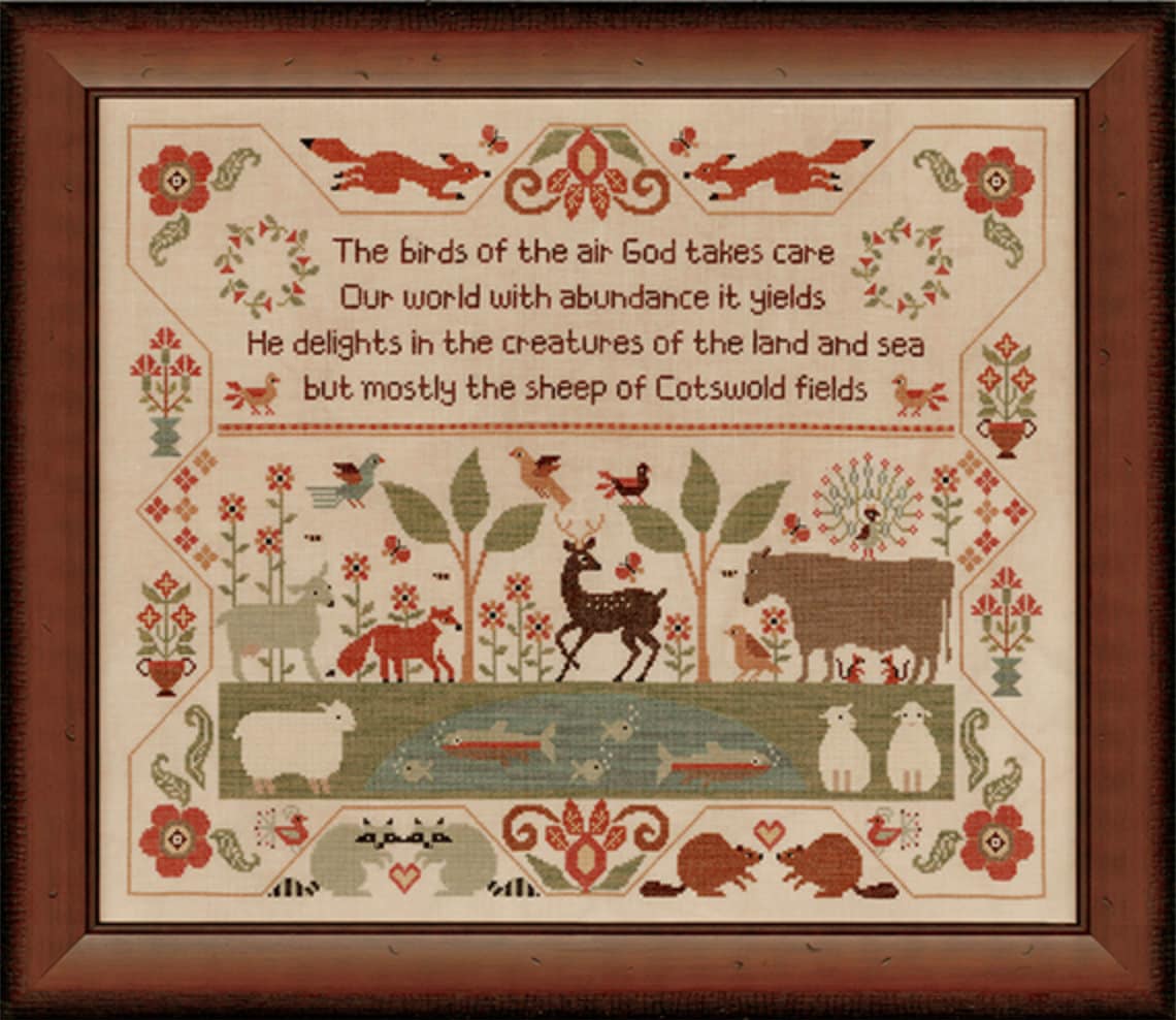 Cross Stitch | Needlework | Cotswold Fields Sampler Book | XS4012 - Etsy