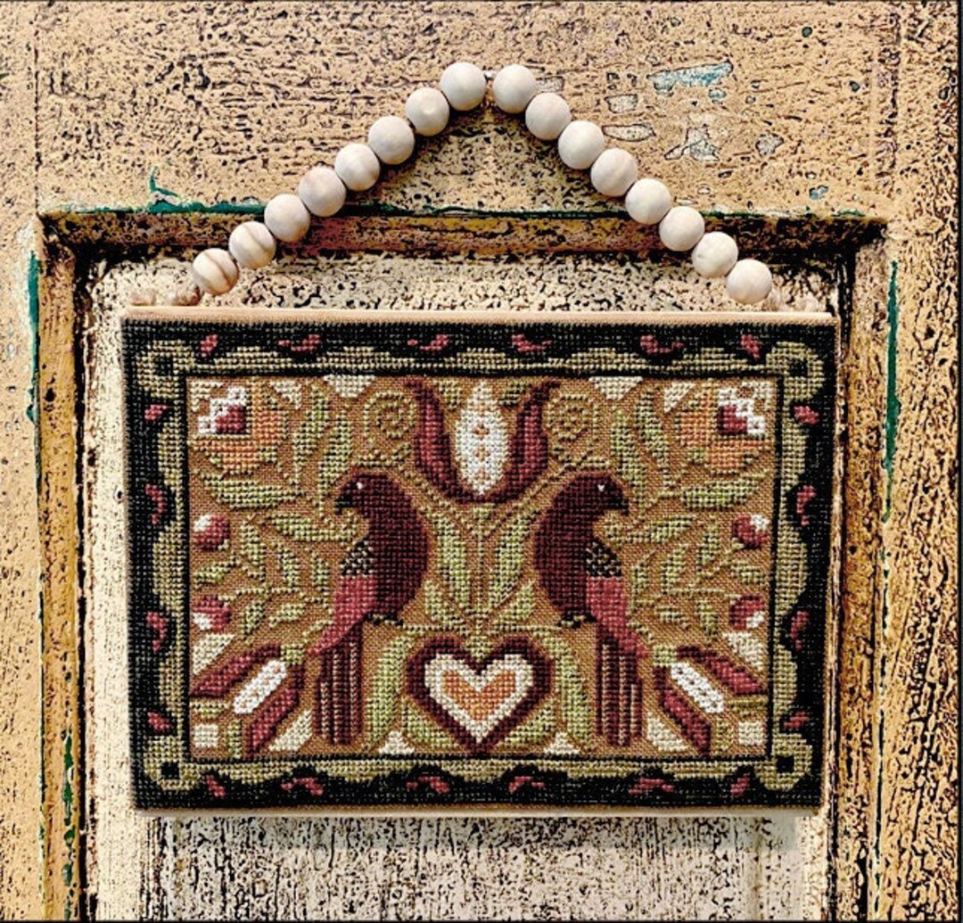 Primitive | Cross Stitch Chart | Needlework | DIY | Crafts | Two in a ...