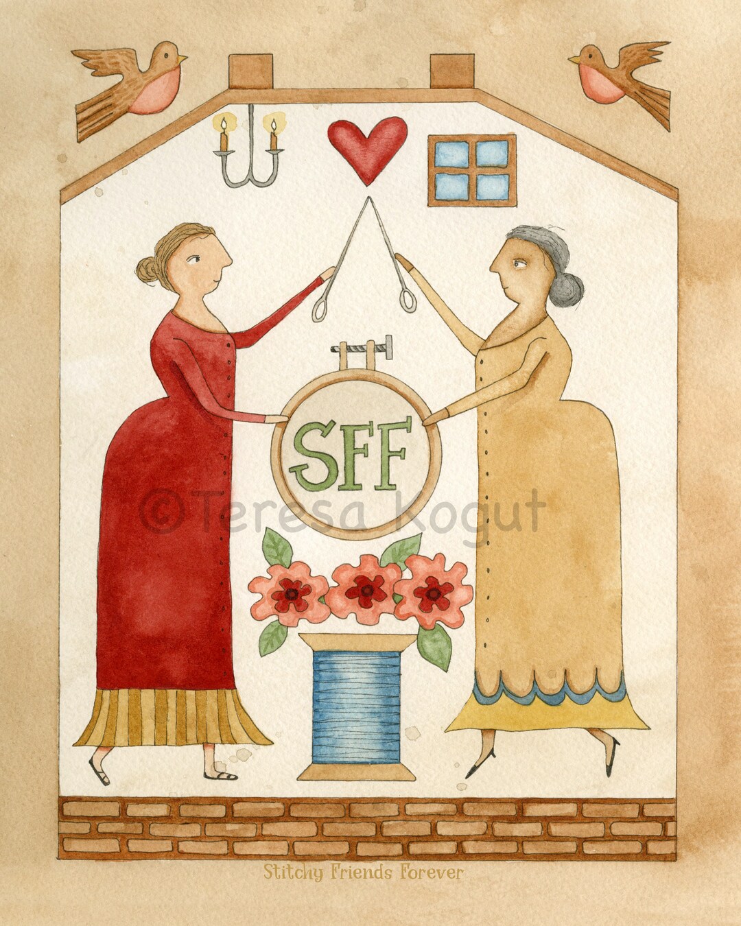 Wall Art | Wall Decor | Home | SFF | Stitchy Friends Forever | Teresa ...