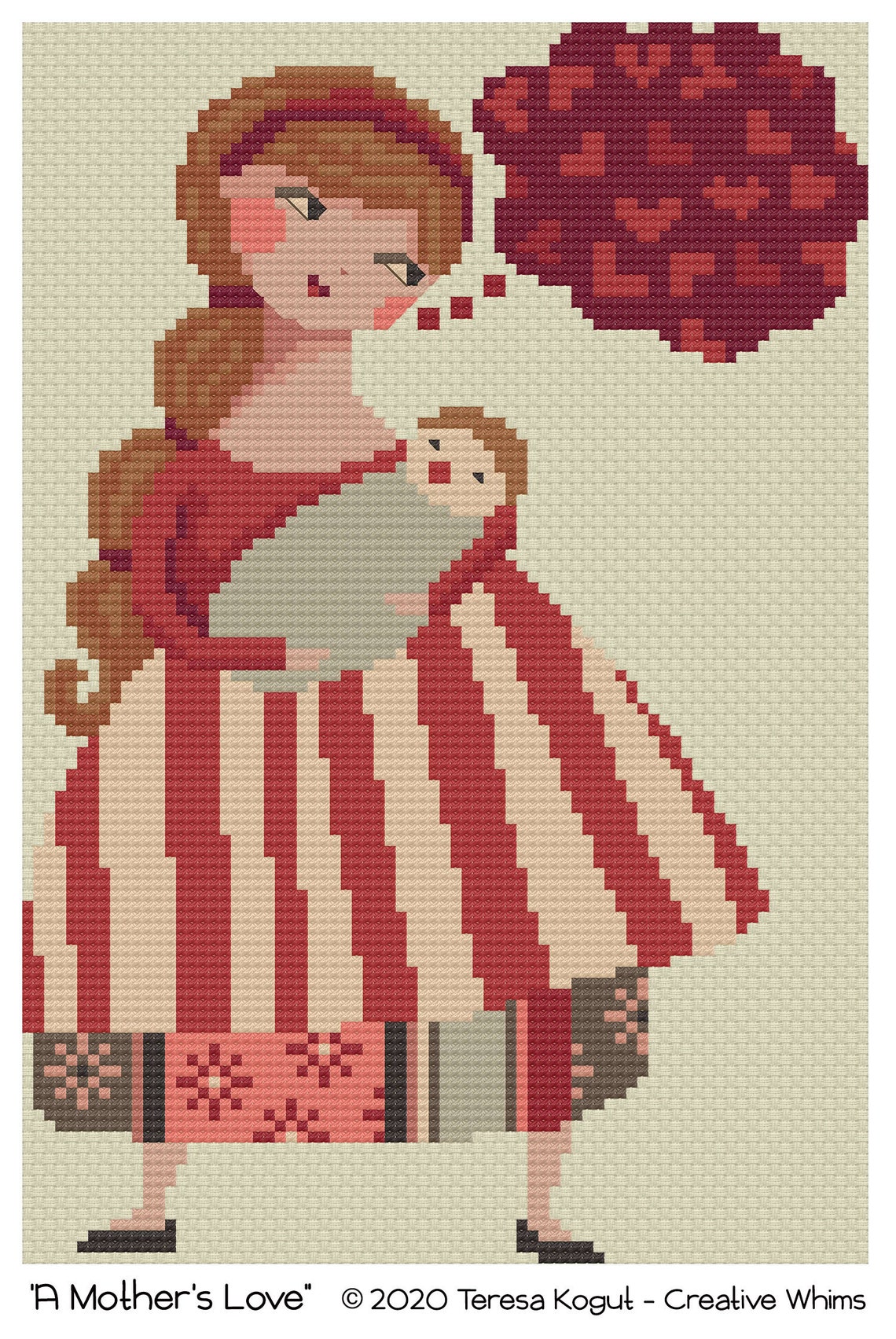 Cross Stitch Chart | Downloadable PDF | Epattern | Needlework | DIY ...