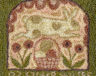 Punchneedle Pattern Needlwork DIY Crafts Springtime | Etsy