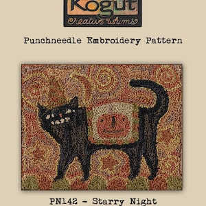 Punchneedle Pattern Needlwork DIY Crafts Smokey - Etsy