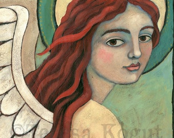 Wall Decor Home Decor Angel 8x10 Print Teresa Kogut | Etsy