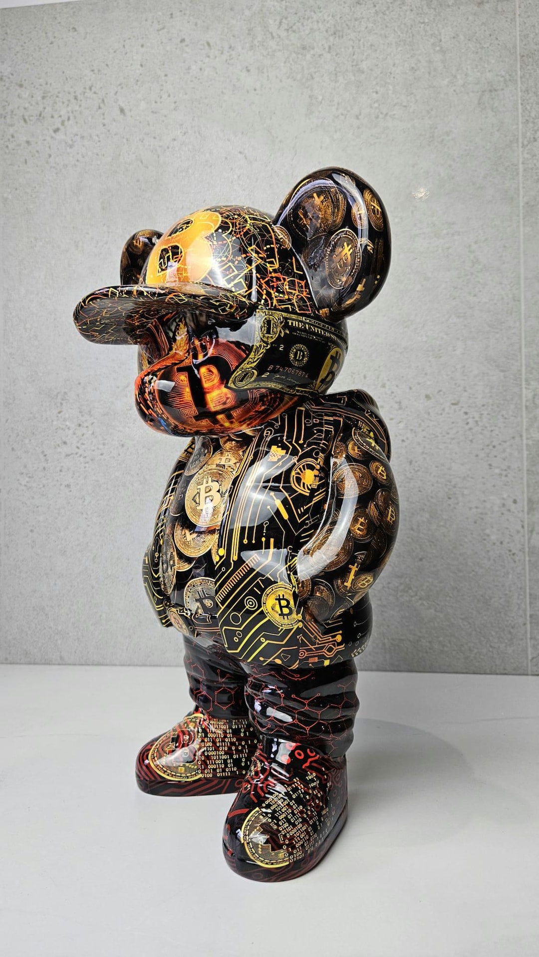 Artbrut by Ann - Pop Art Pop Art Sculpture (statue) Angrybear X Bitcoin ...