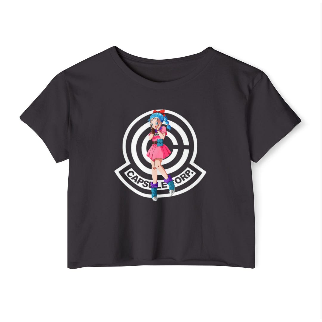 Capsule Corp Bulma Crop Top Dragonball - Etsy