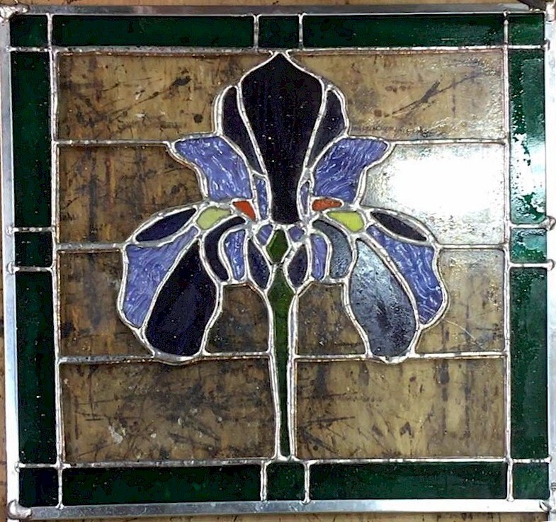12 X 12 Stained Glass iris Pattern PDF - Etsy Canada