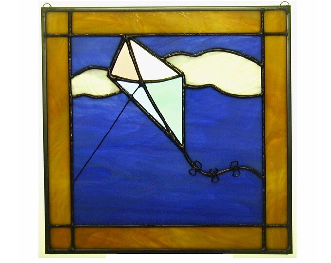 Go Fly a Kite Stained Glass Suncatcher Choose From Two Combinations - Etsy